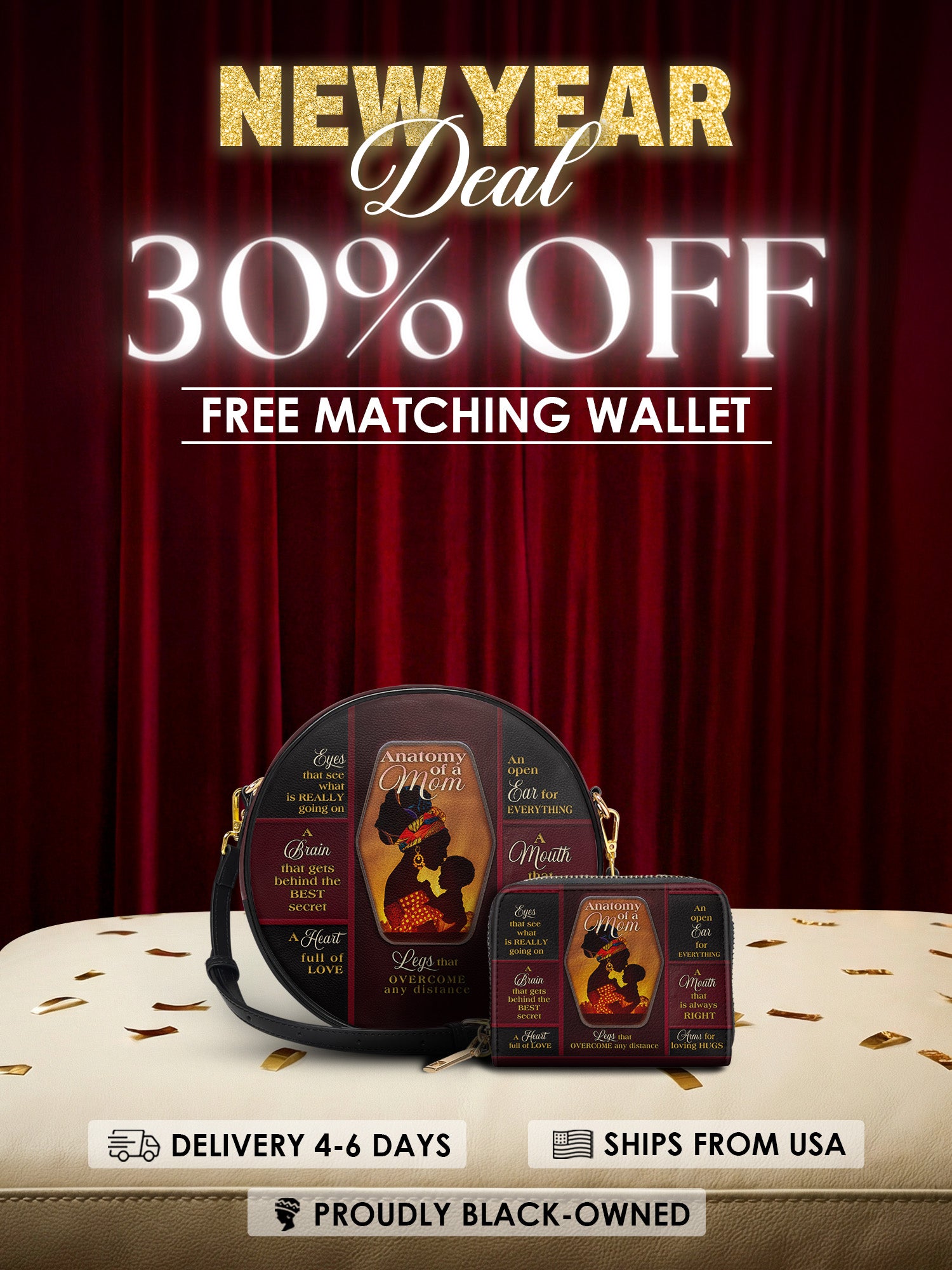 "Mamoya" Circle Crossbody Bag Deal – Afroyla