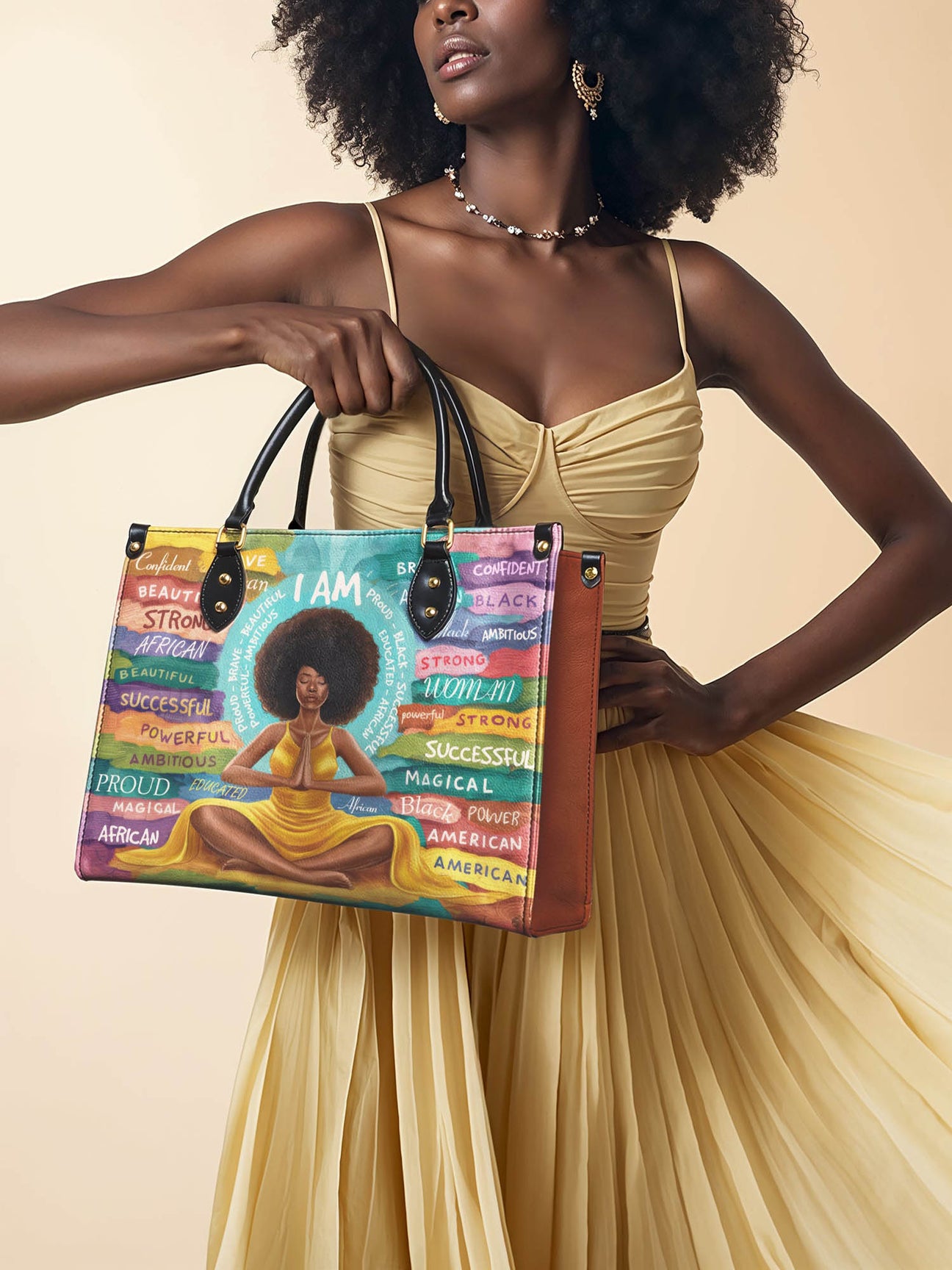 "AfroEssence" Leather Handbag – Afroyla