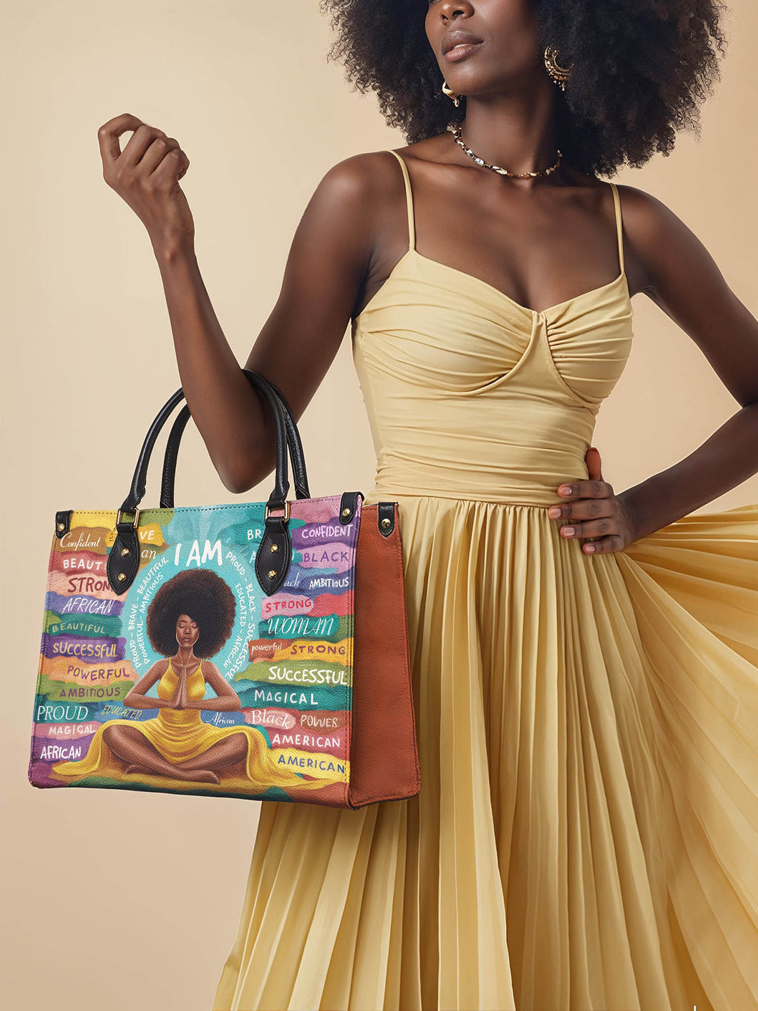 "AfroEssence" Leather Handbag – Afroyla
