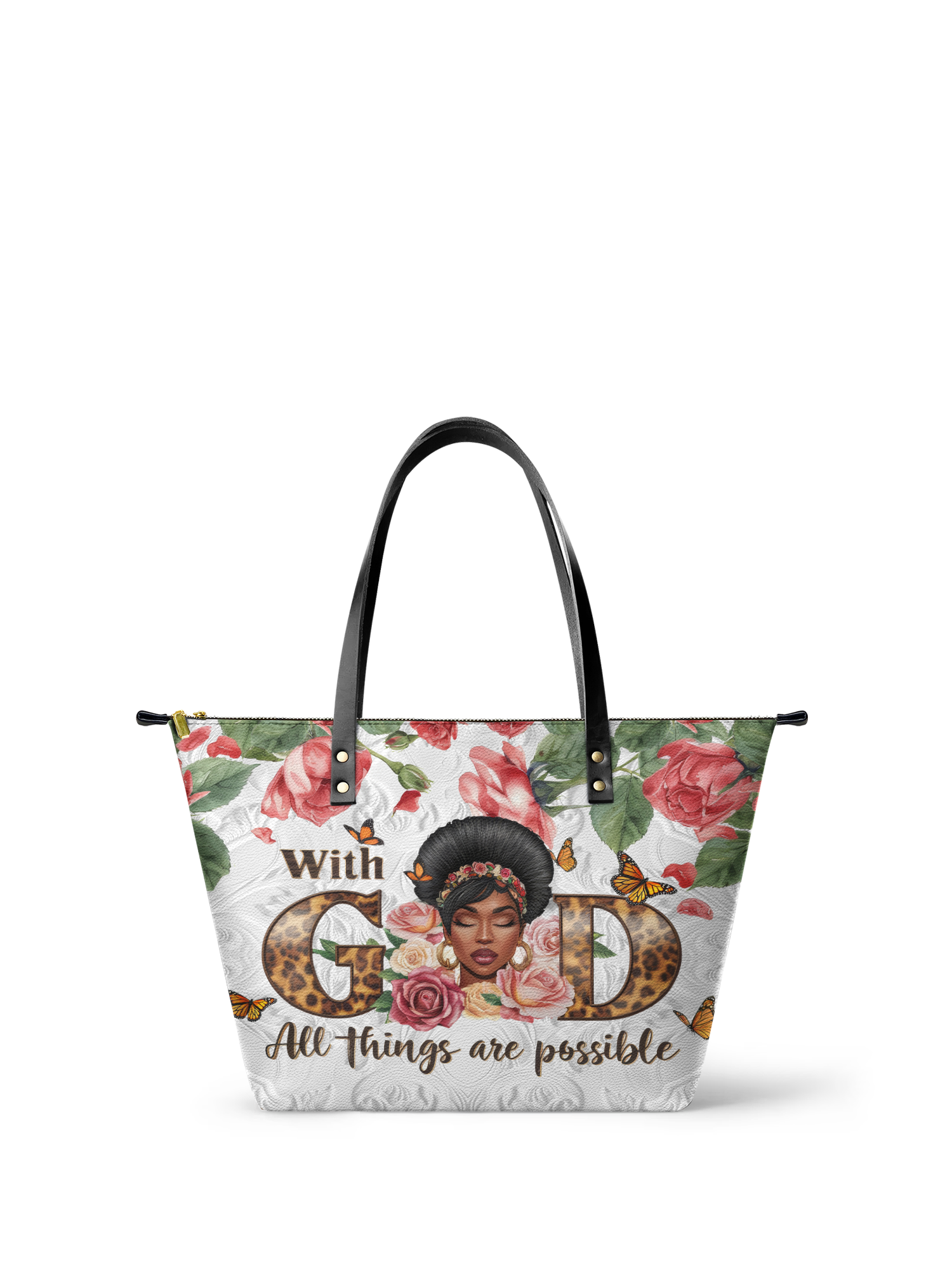 "Zanira" Leather Tote Bag – Afroyla