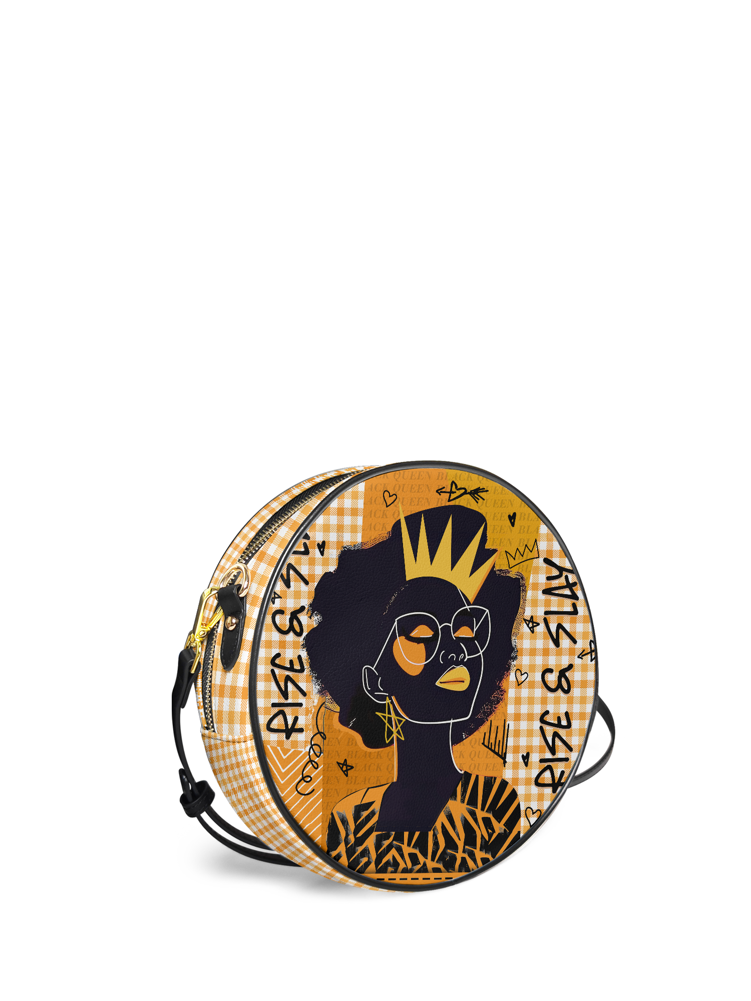 "Aina" Honeycomb Circle Crossbody Bag SANTA Deal – Afroyla