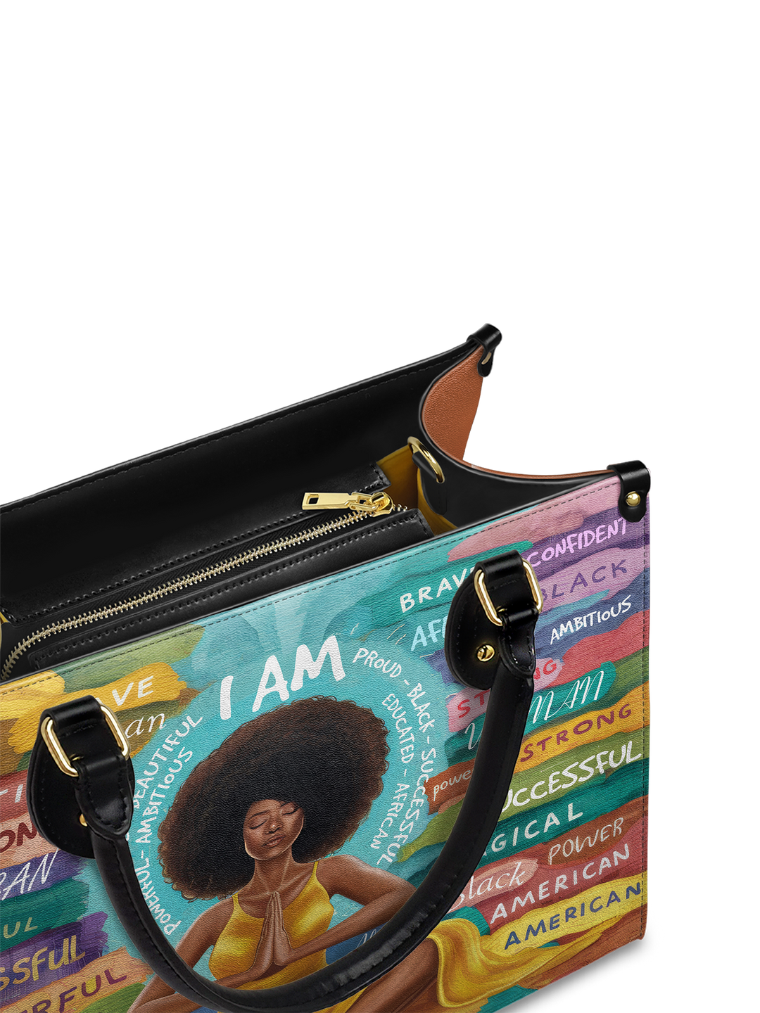 "AfroEssence" Leather Handbag – Afroyla