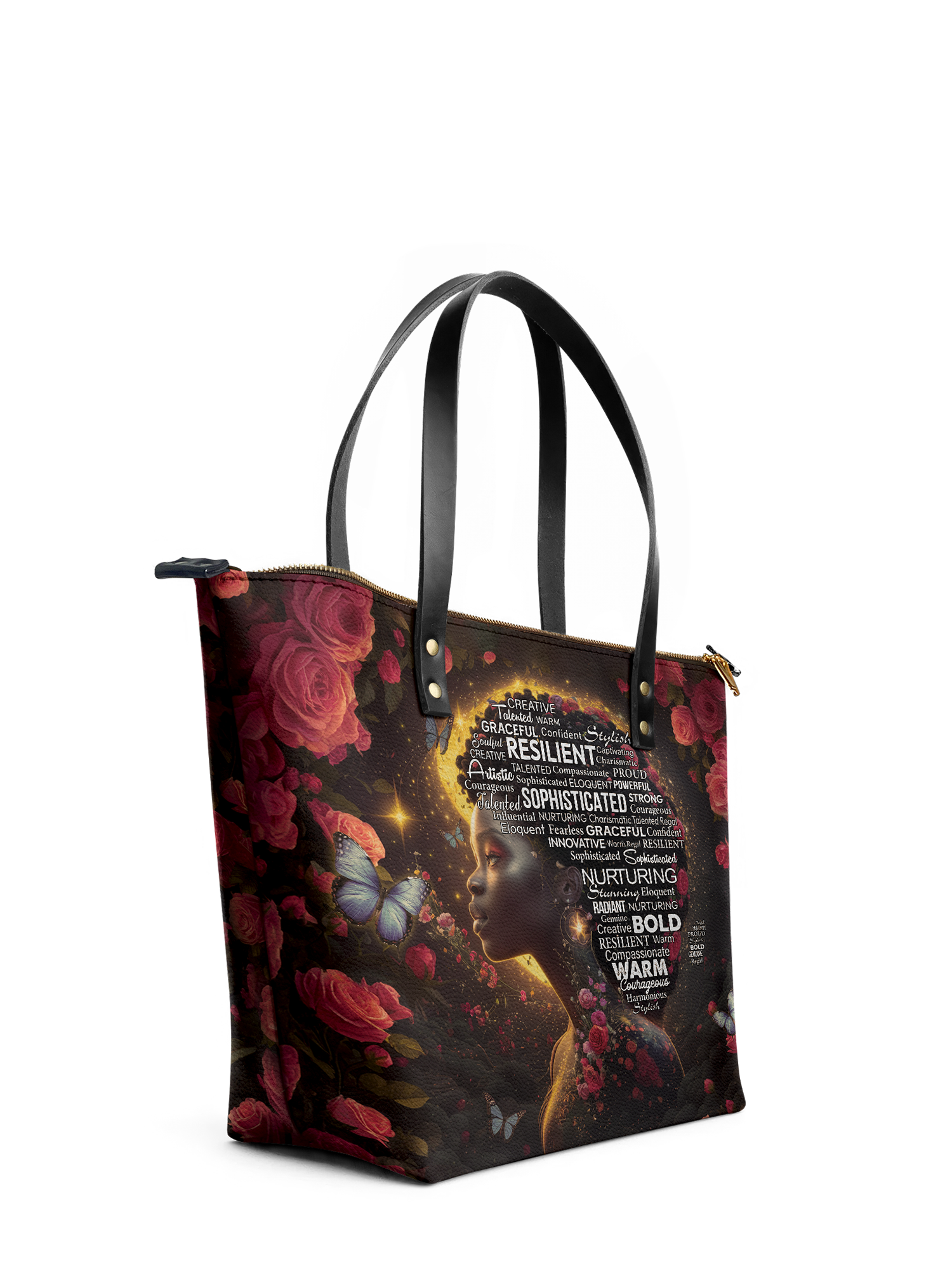 "Aurenna" Leather Tote Bag SANTA Deal – Afroyla