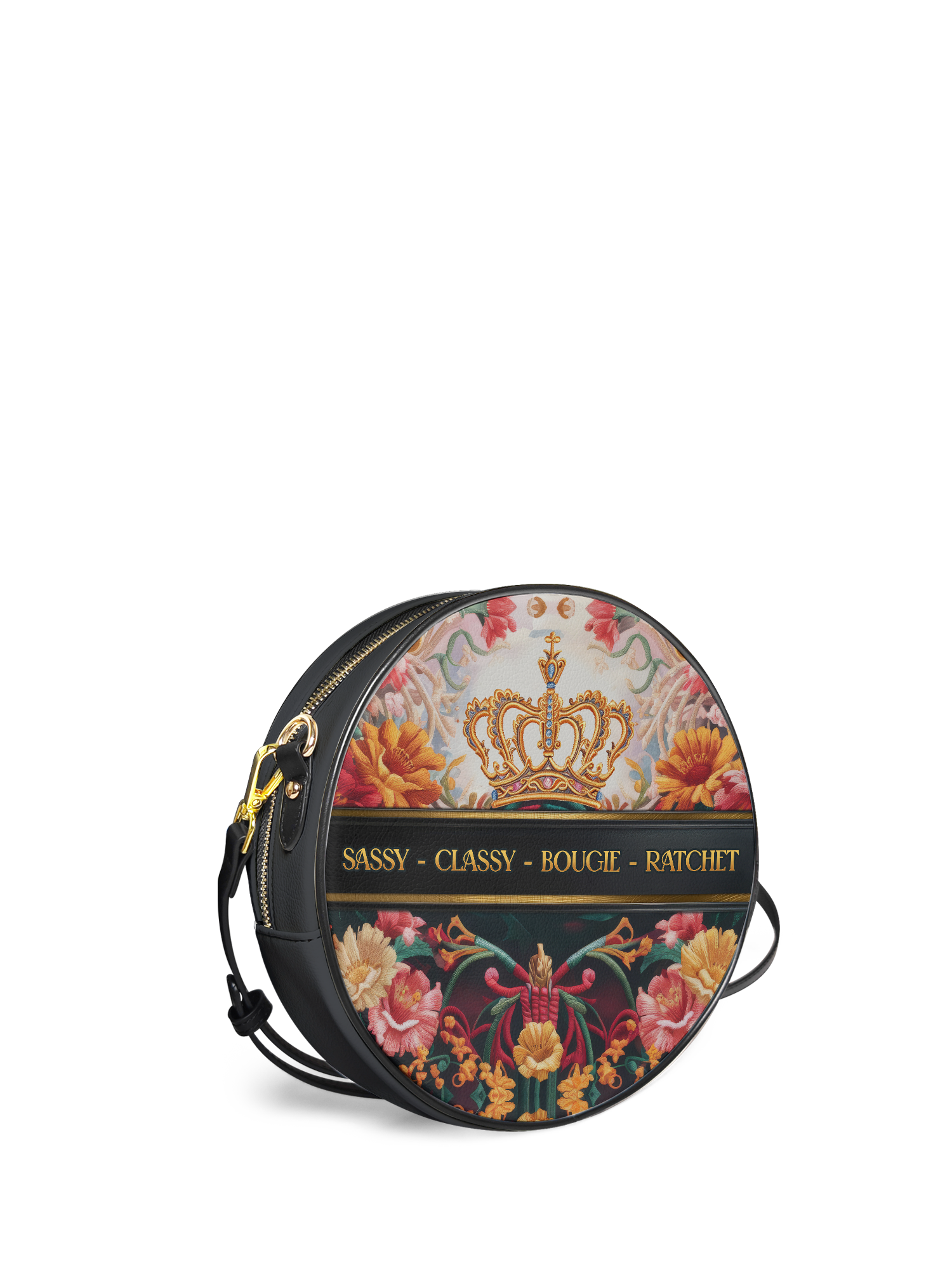 "Naija Royale" Circle Crossbody Bag SANTA Deal – Afroyla